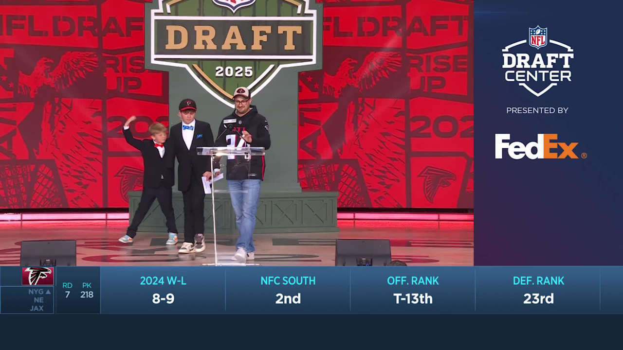 Falcons select Jack Nelson with No. 218 pick in 2025 draft