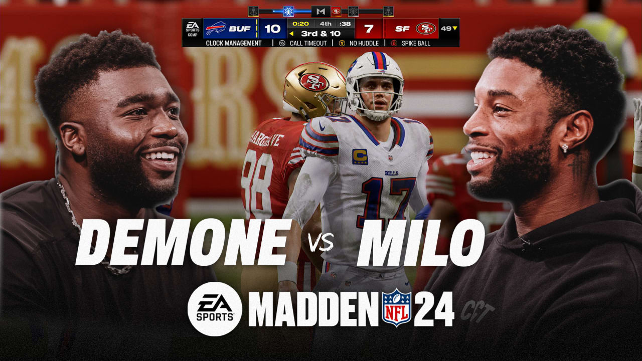Demone Harris and Milo Eifler go head-to-head in Madden 24