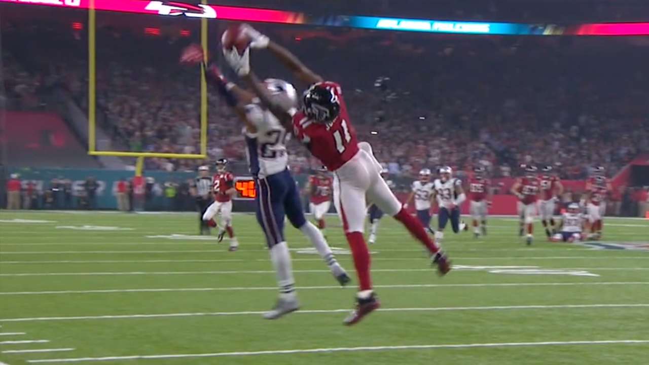 Julio Jones' epic toe-tap catch in Superbowl LI | Highlights