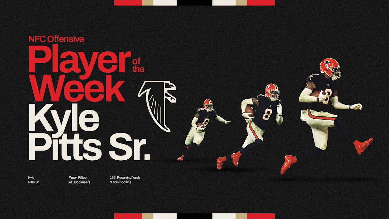 Kyle Pitts Sr. Earns NFC Offensive Player of the Week Honor - BVM Sports