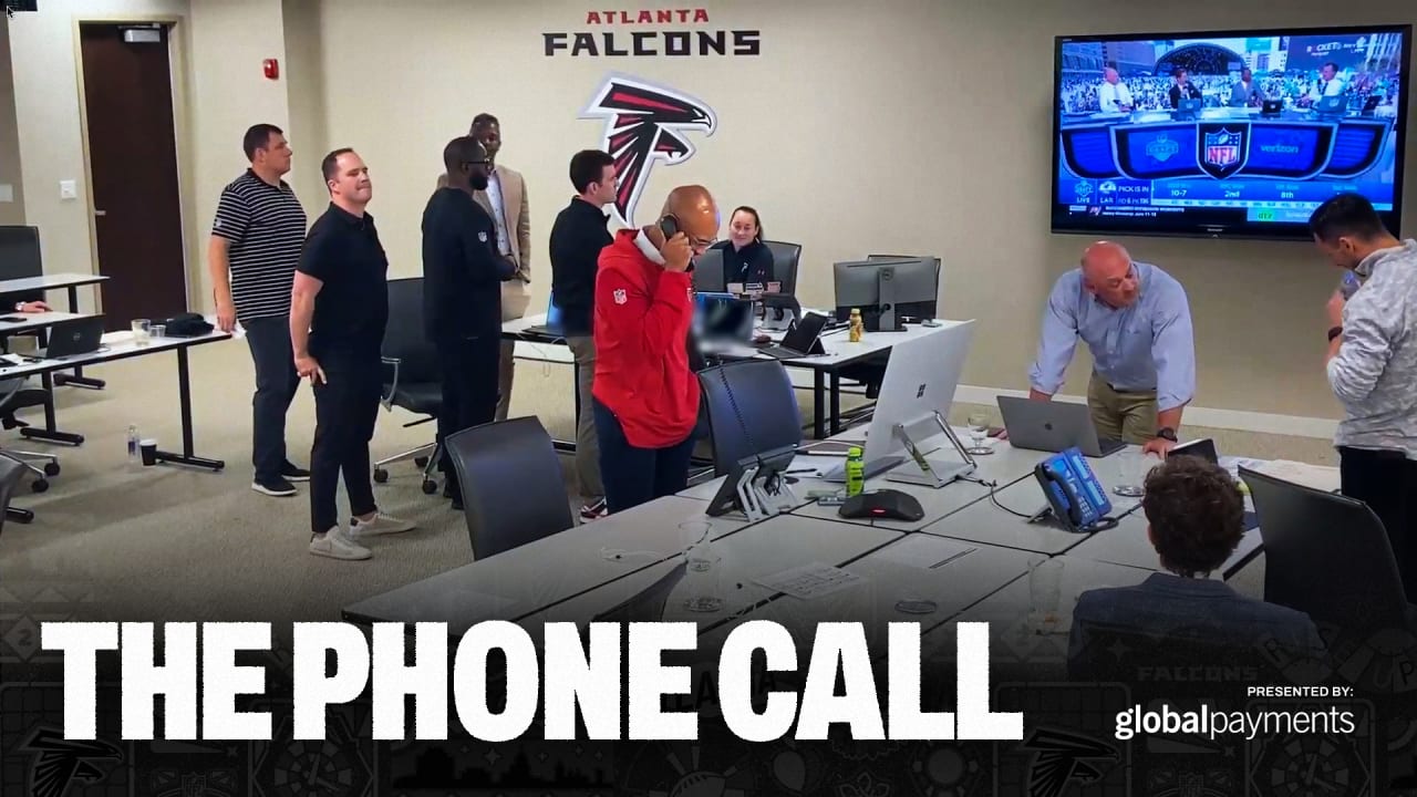 Zion Logue gets the phone call that makes him an Atlanta Falcon | 2024 ...