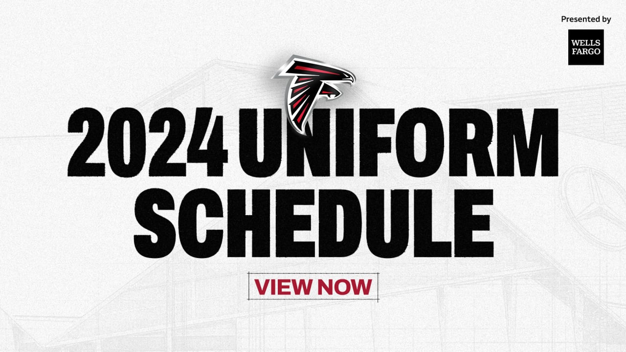 Atlanta Falcons 2024 Uniform Schedule