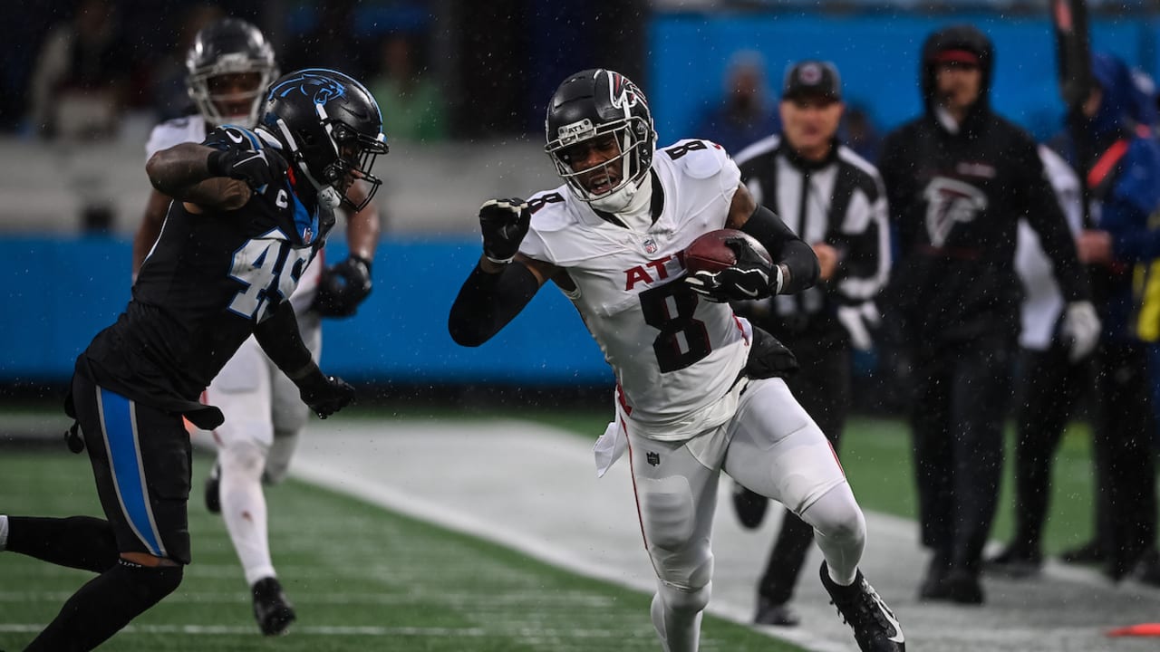 Kyle Pitts dives for crucial first down