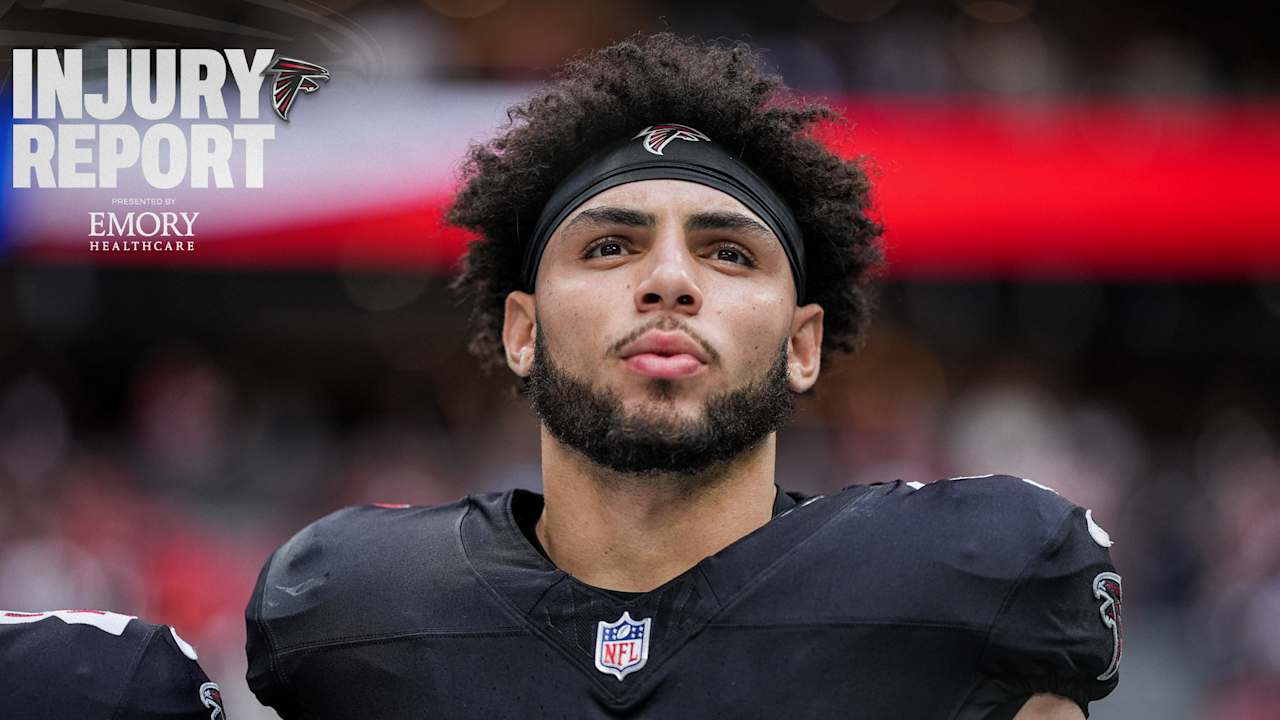 Falcons injury report: Drake London out, Chris Lindstrom questionable ...