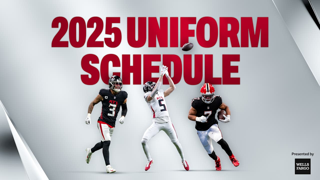 Falcons' 2025 uniform schedule unveiled