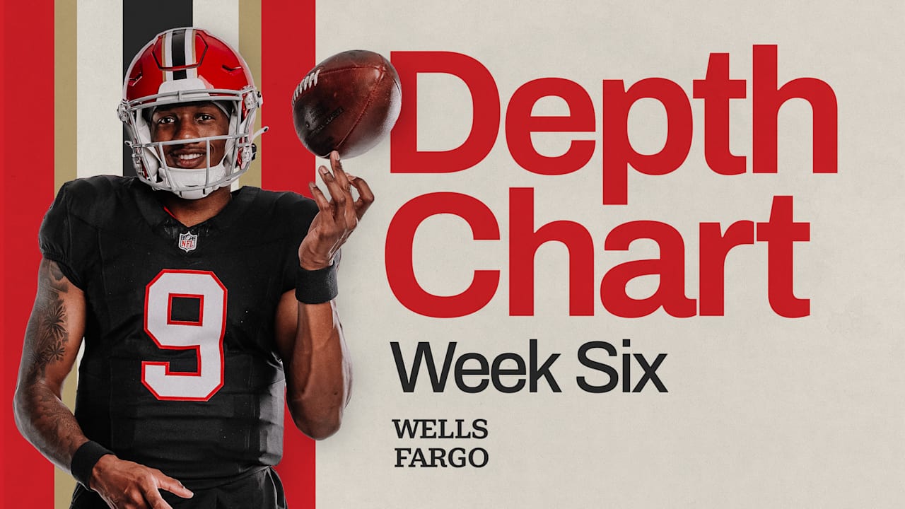 Falcons' Week 6 depth chart released
