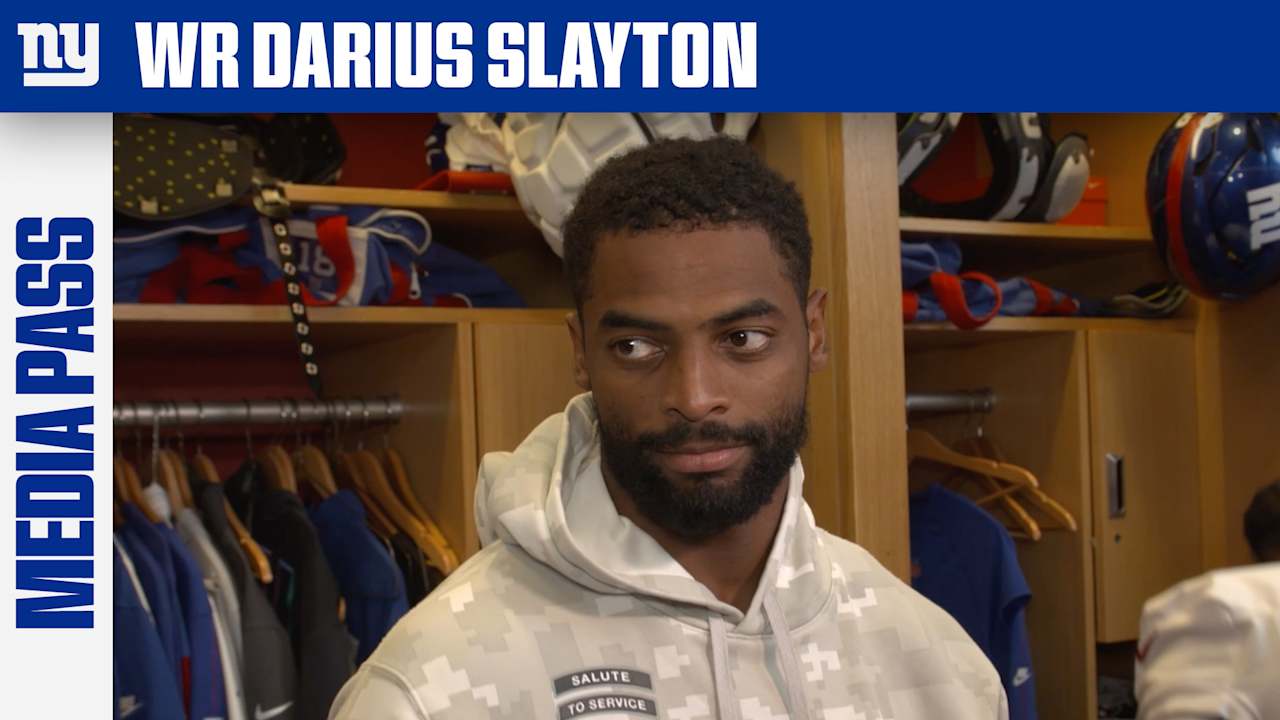 WR Darius Slayton on being voted captain for first time