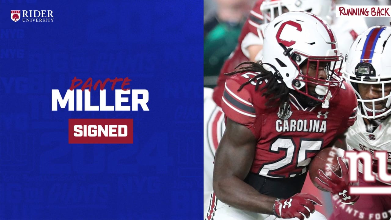 Giants agree to terms with RB Dante Miller