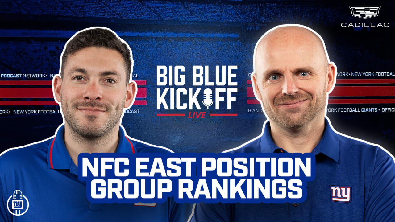 Big Blue Kickoff Live 6/13 | NFC East Position Group Rankings