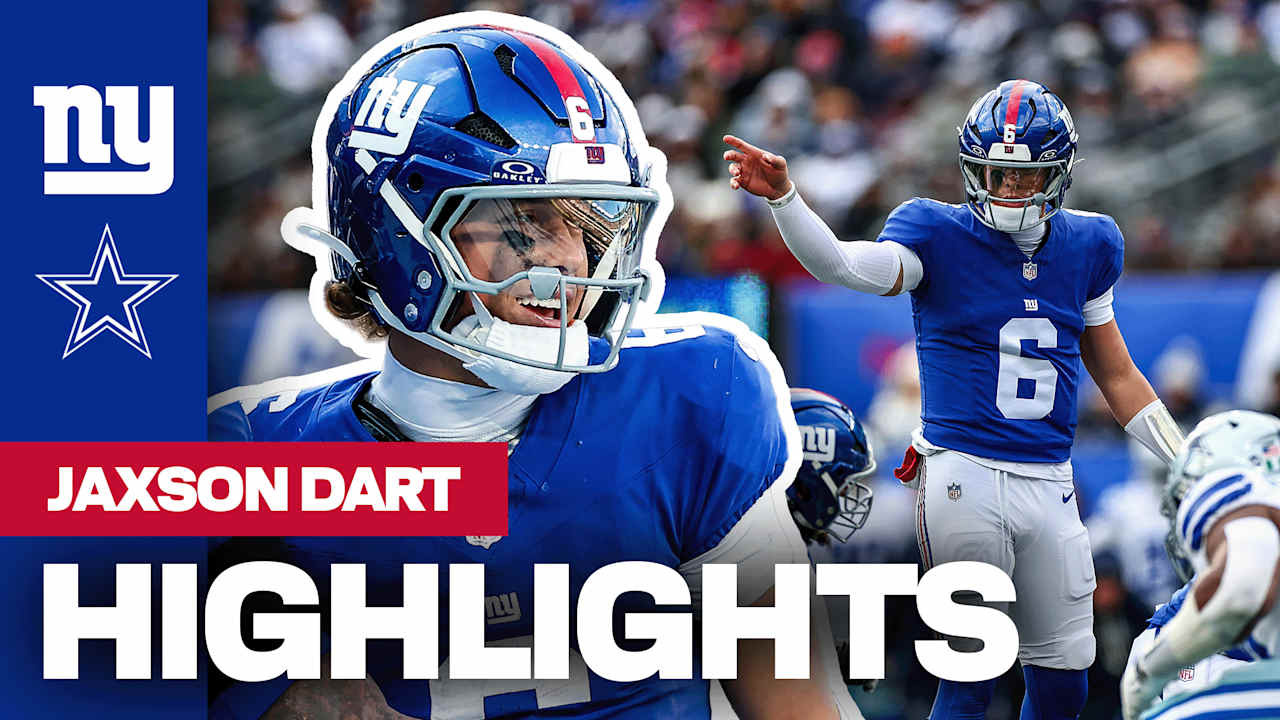 Highlights: Top plays from Jaxson Dart's 2-TD game vs. Cowboys