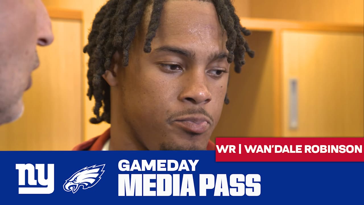 WR Wan'Dale Robinson: 'We came in with a little bit of a chip on our ...