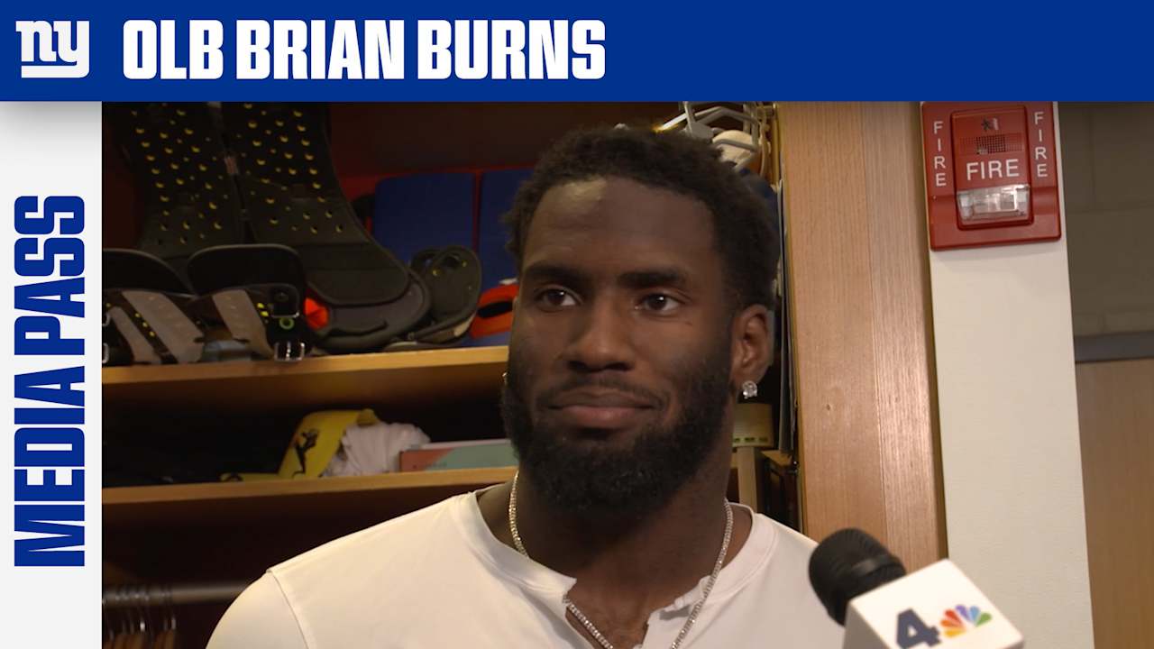 OLB Brian Burns: 'I don't take it for granted to have that C on my chest'
