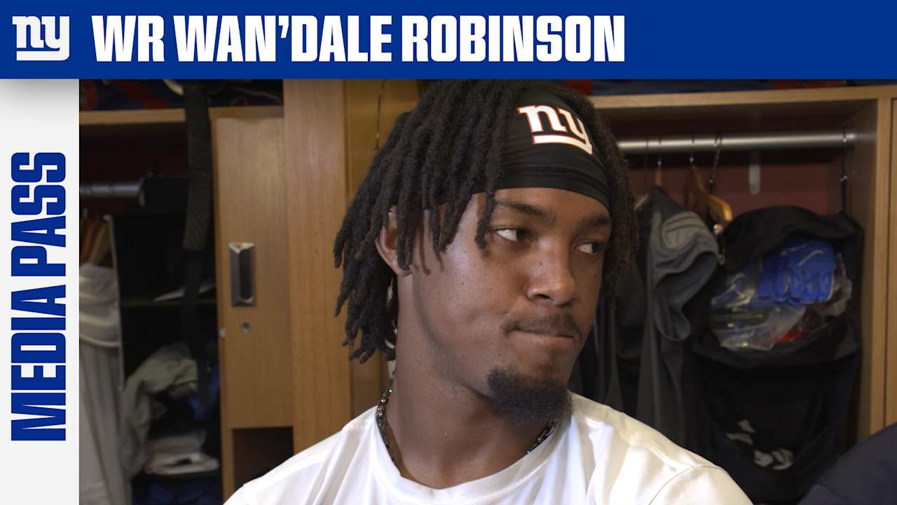 WR Wan'Dale Robinson on what Jaxson Dart brings to the offense