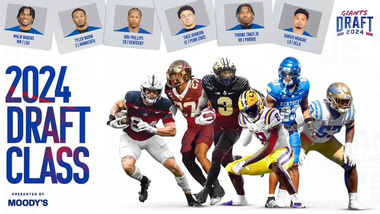 2024 Giants Draft Tracker: Pick-by-pick information