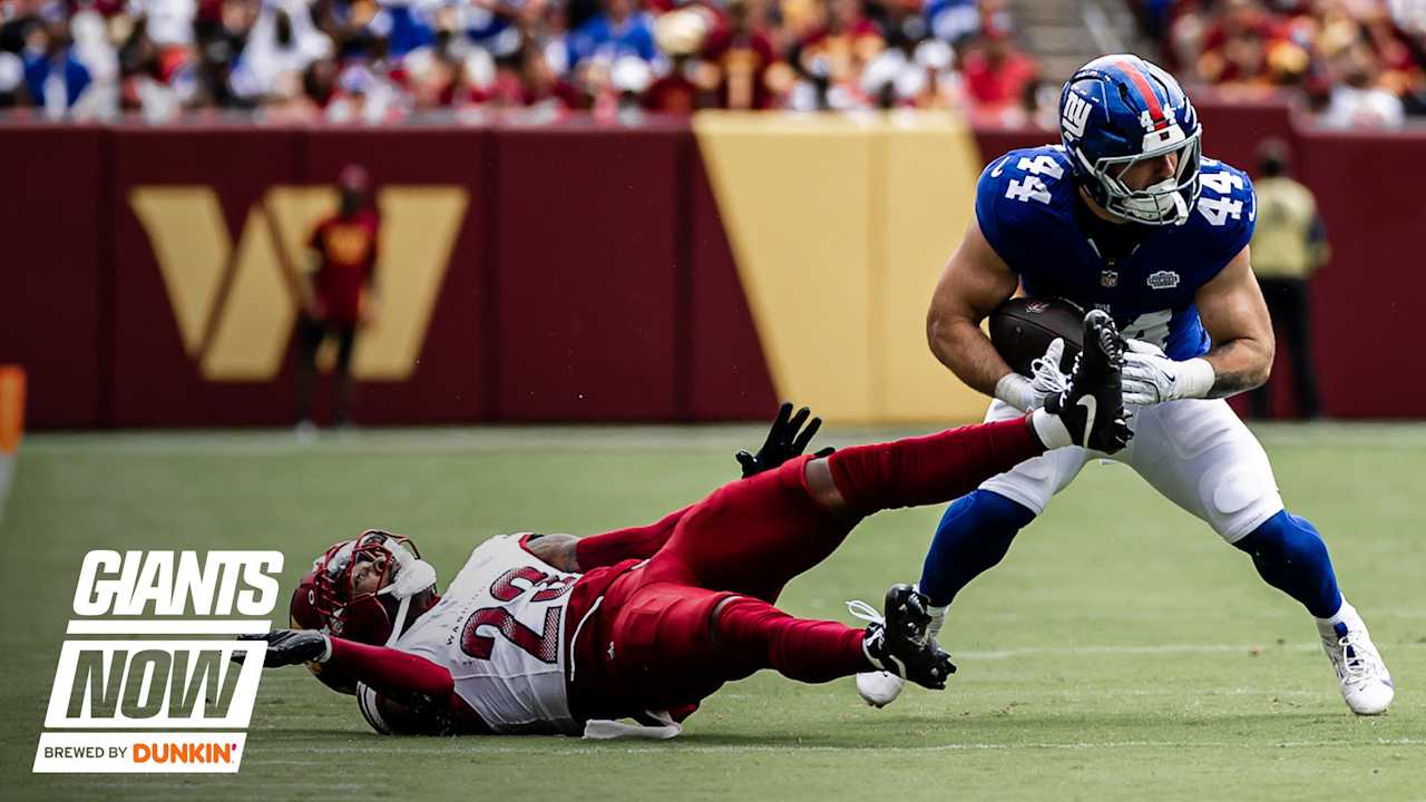 Giants Now: Cam Skattebo named Week 1 'Angry Runs' winner