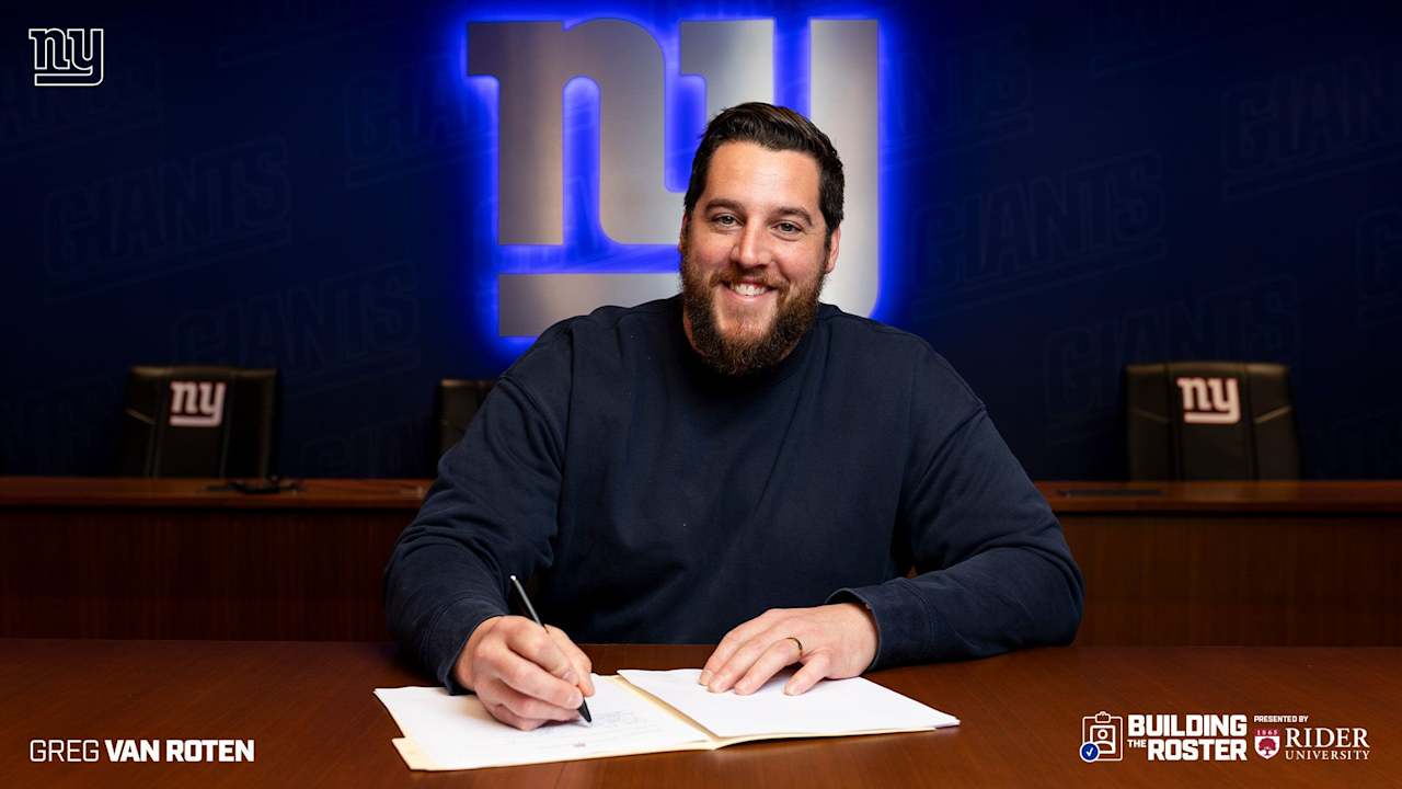 OL Greg Van Roten re-signs with Giants; never missed a snap in 2024