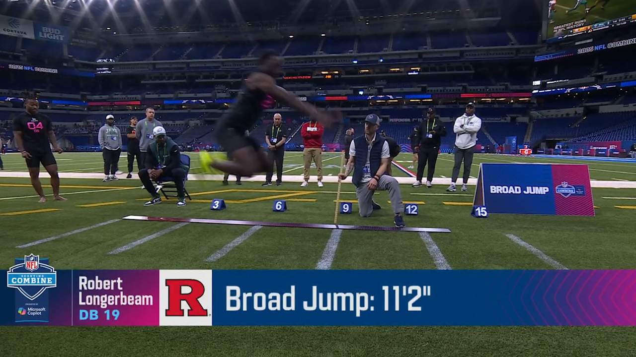 Best of cornerback broad & vertical jumps at 2025 NFL Combine