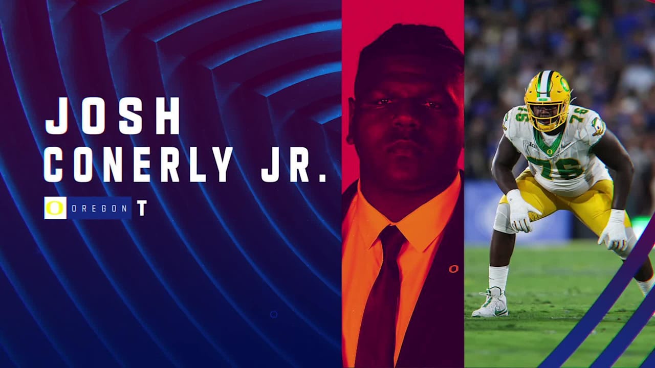 Oregon OT Josh Conerly Jr. 2025 NFL Scouting Combine Workout