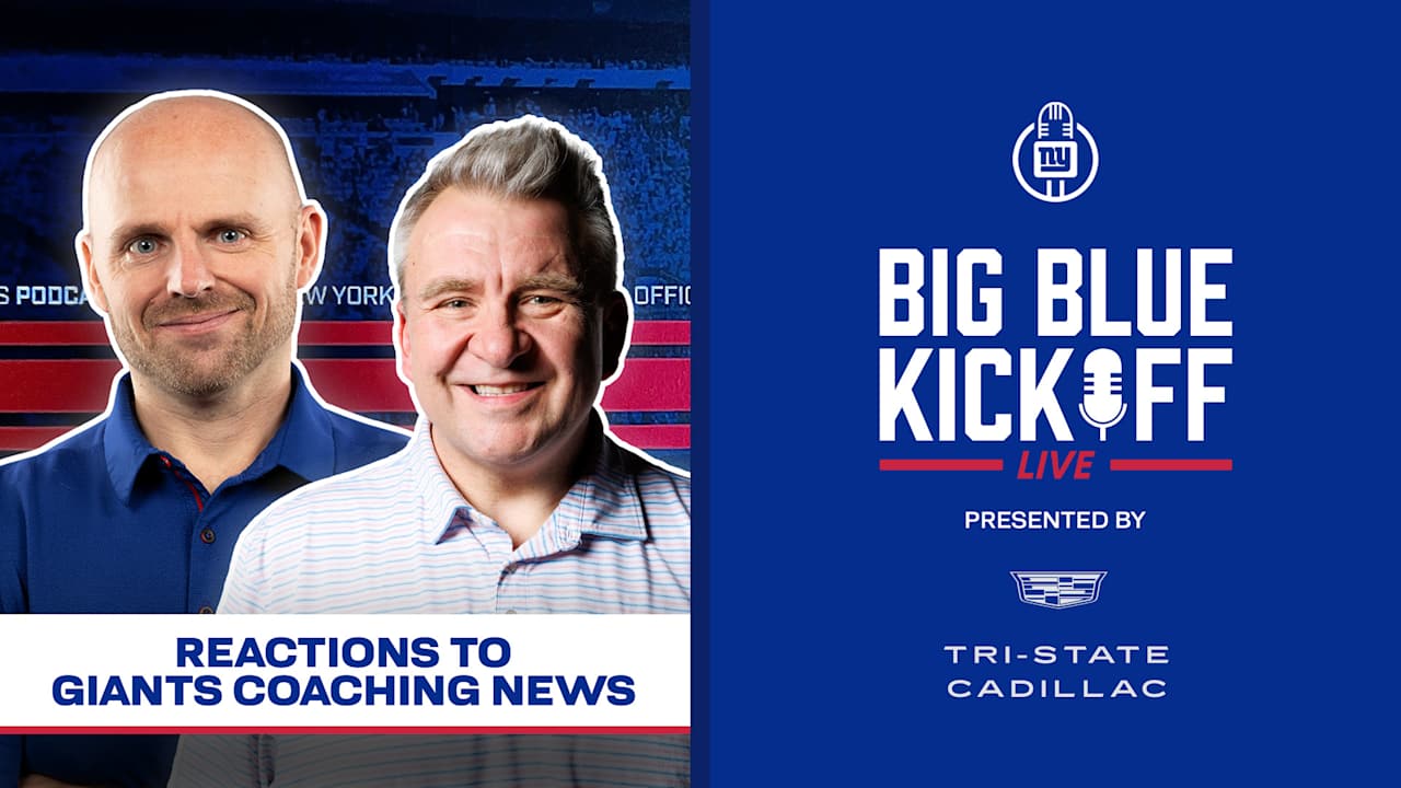 Big Blue Kickoff Live 1/15 | Reactions to Giants Coaching News