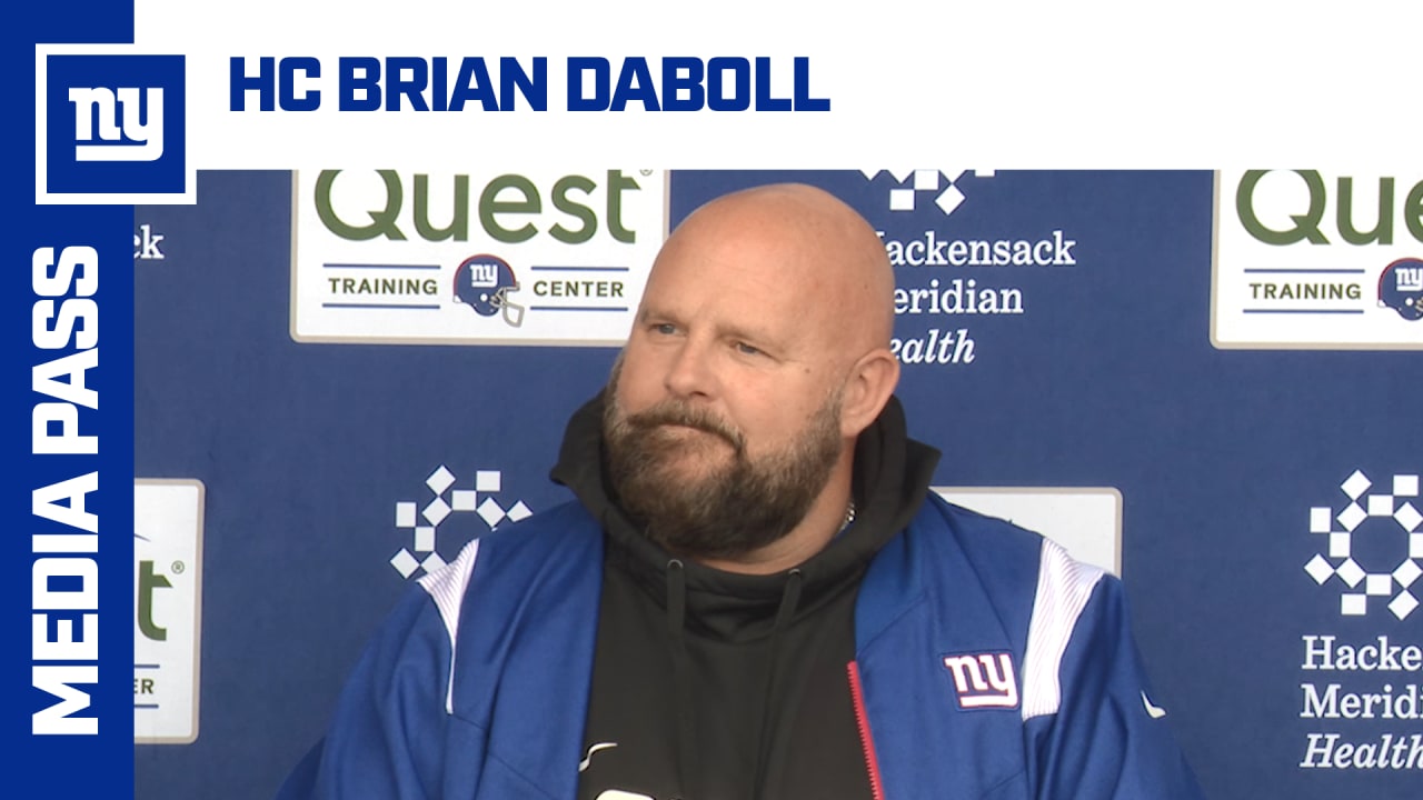 Coach Brian Daboll gives final updates heading into Washington game