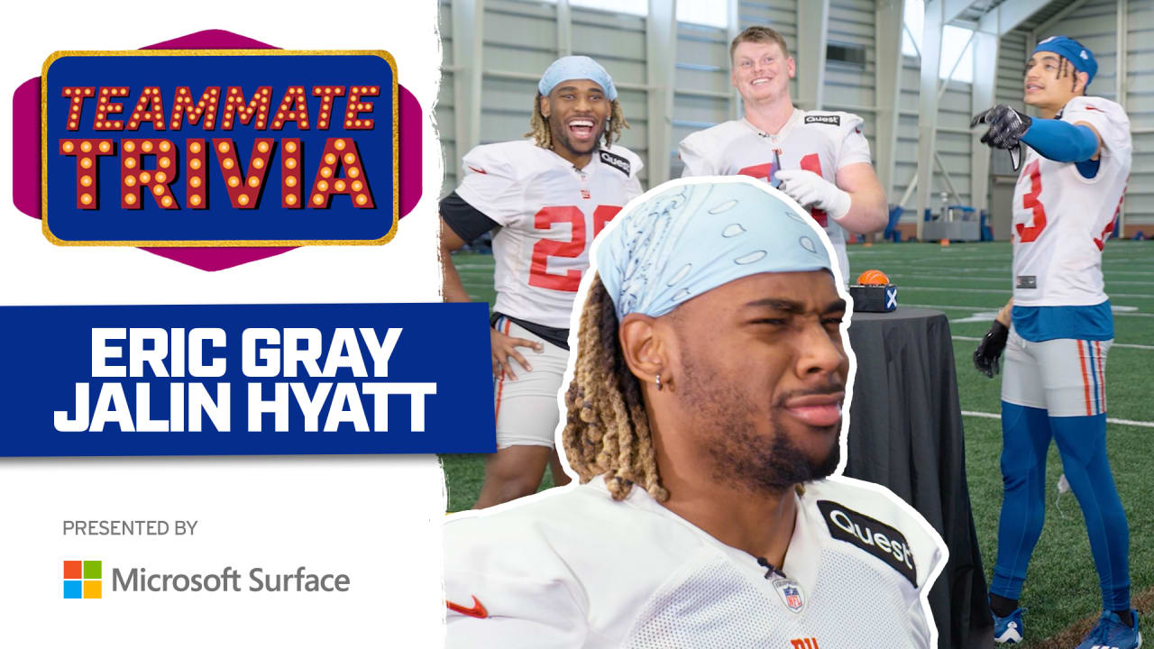 Teammate Trivia: Eric Gray vs. Jalin Hyatt
