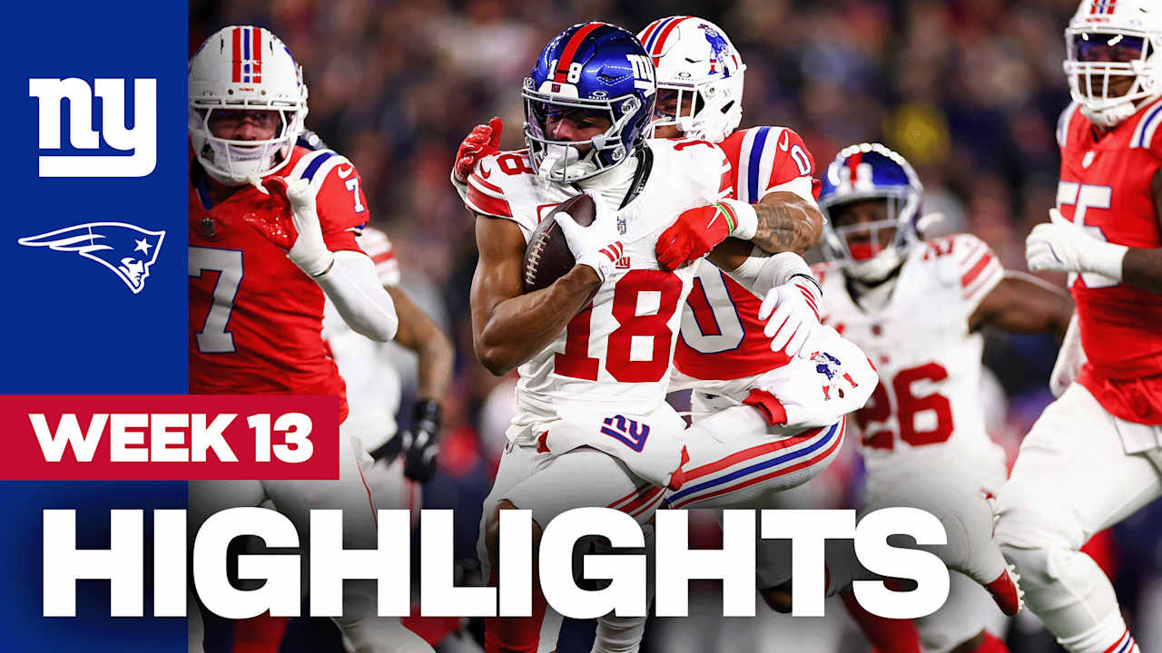 Highlights: New England Patriots 33, New York Giants 15