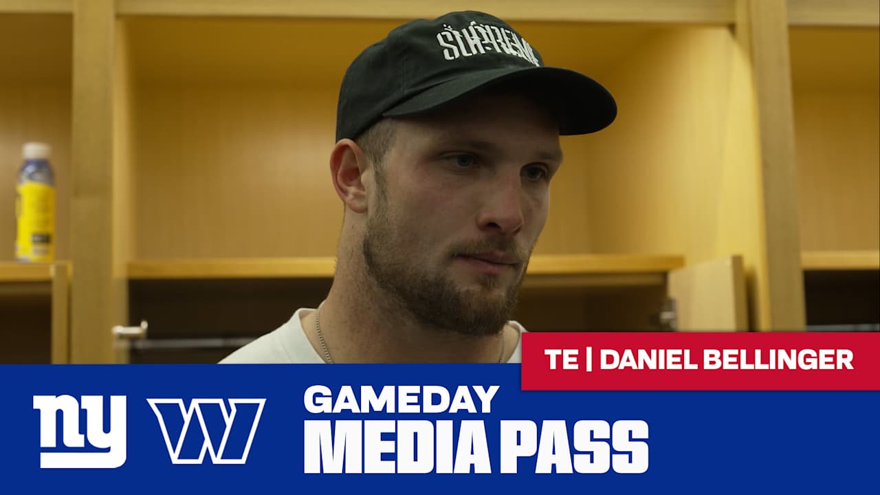 TE Daniel Bellinger: 'We just need to put a complete game together'