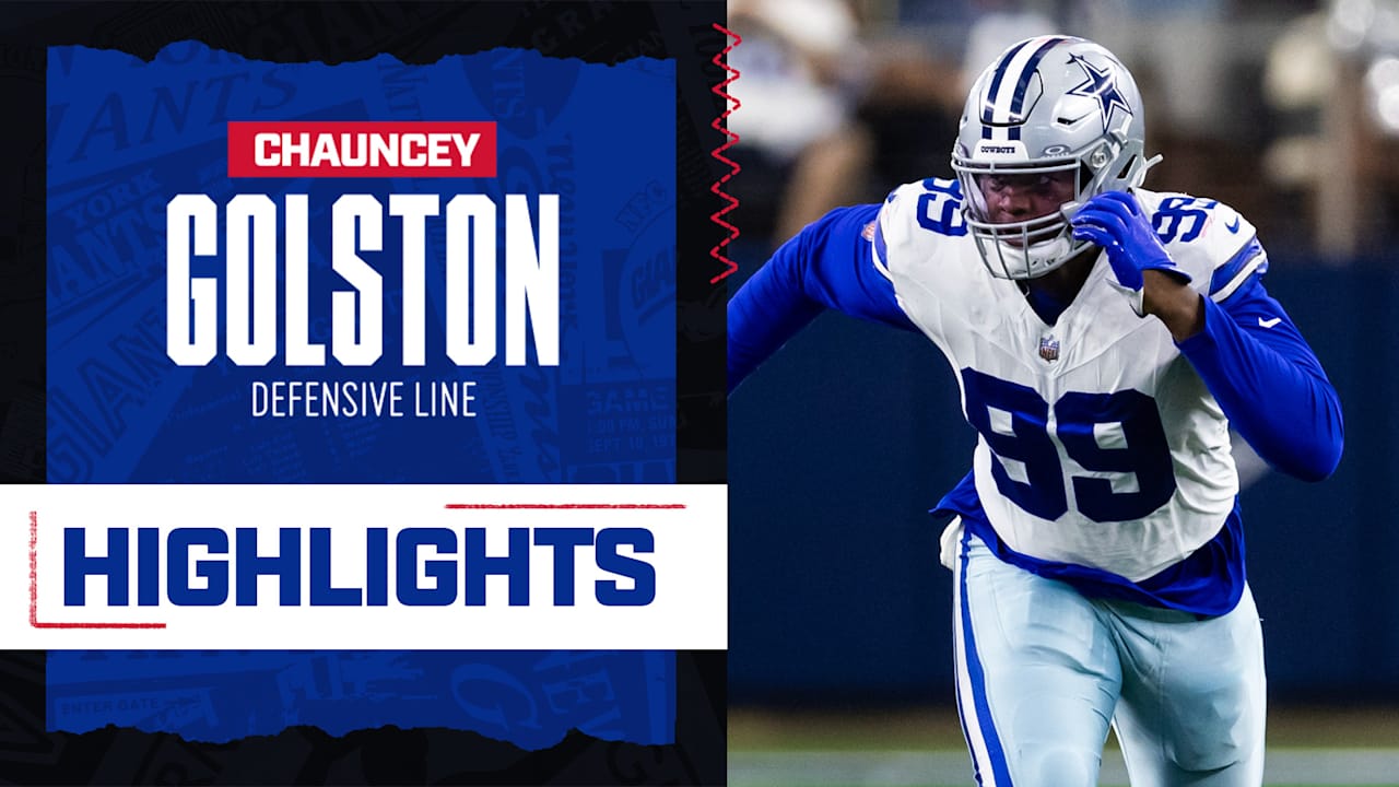 DL Chauncey Golston Highlights: Best of Giants' newest D-lineman