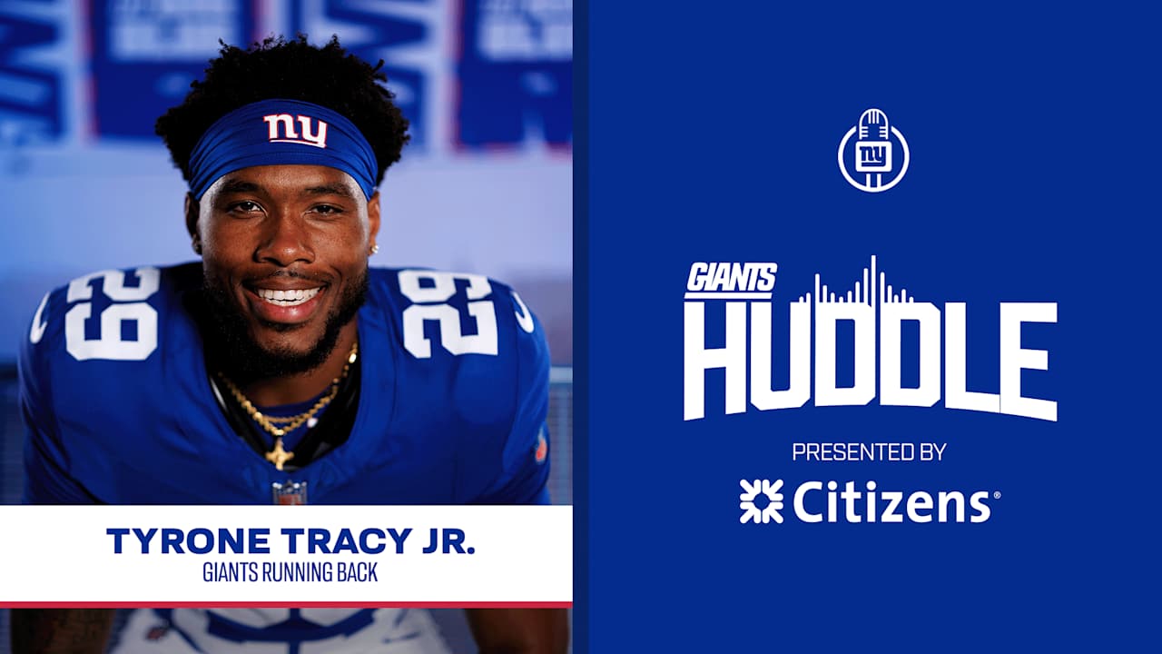 Giants Huddle | Tyrone Tracy Jr.