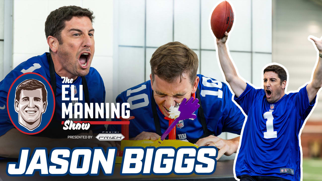 Pie Eating Contest with Jason Biggs | The Eli Manning Show
