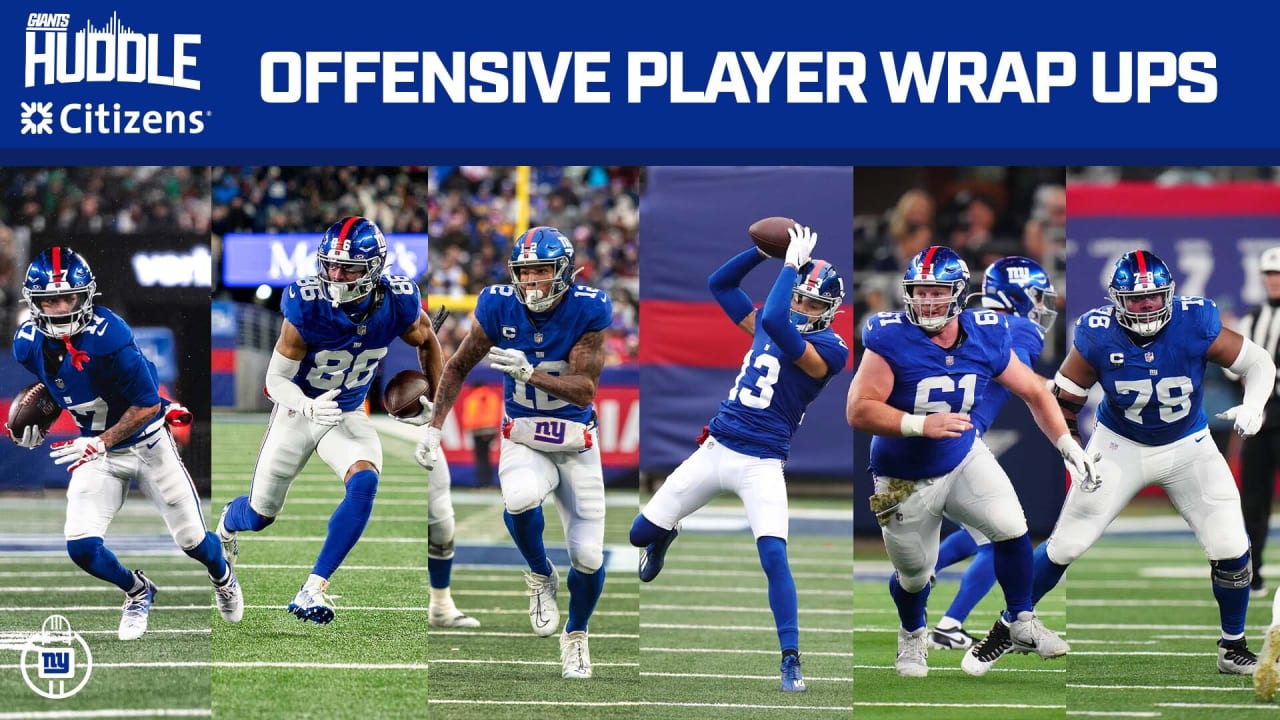 Giants Huddle | Offensive Player Wrap Ups