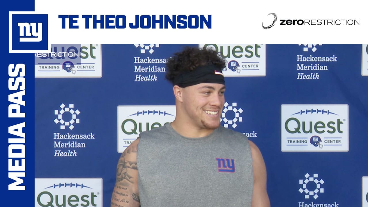 TE Theo Johnson: 'Having that NY on your helmet, it's a different feeling'