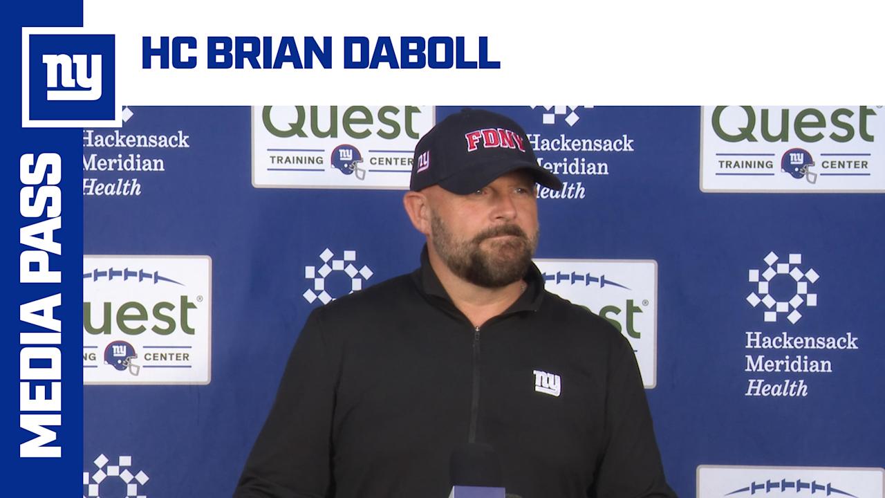 Coach Brian Daboll previews Week 2 vs. Commanders