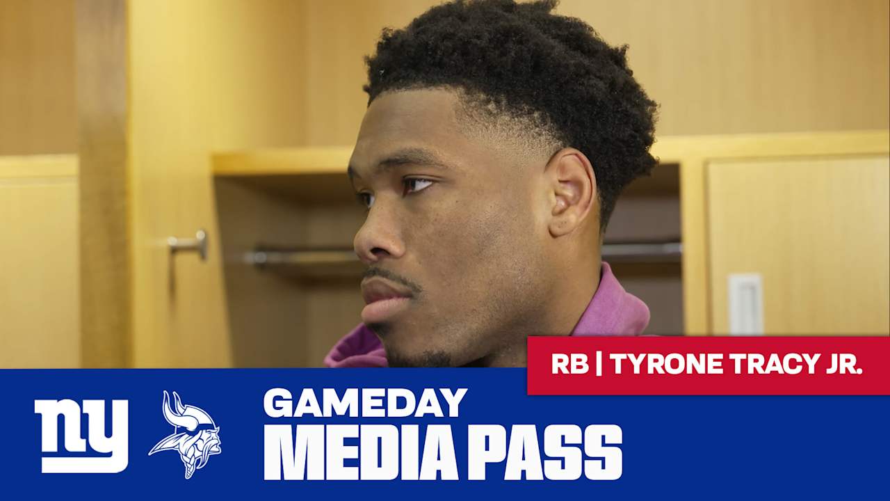 RB Tyrone Tracy Jr. on performance vs. Vikings