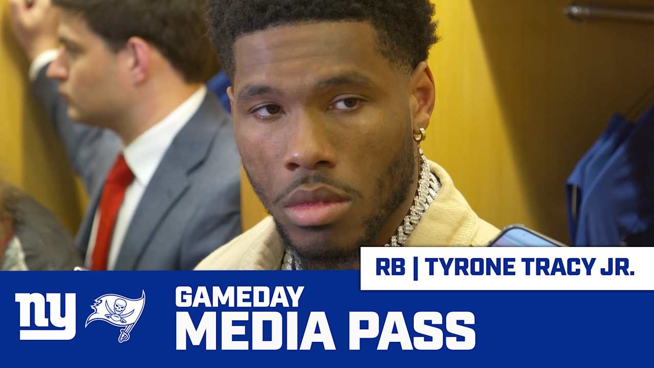 RB Tyrone Tracy Jr. on performance in Week 12