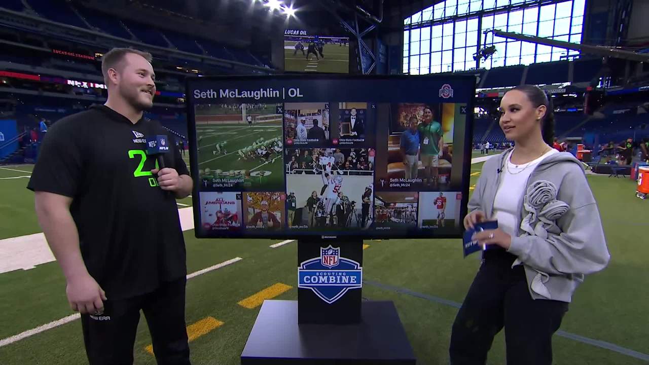 Ohio State C Seth McLaughlin joins NFL Network in Indianapolis