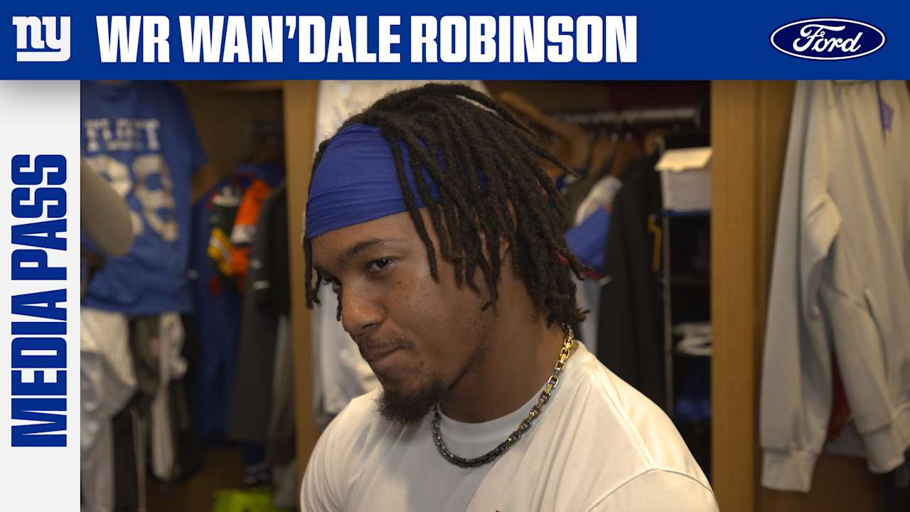 WR Wan'Dale Robinson: 'Just trying to go out there and play good football'