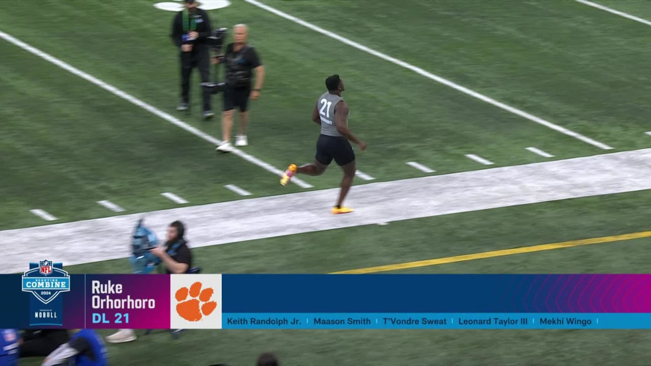 LSU DL Maason Smith runs official 5.01-second 40-yard dash | 2024 NFL ...