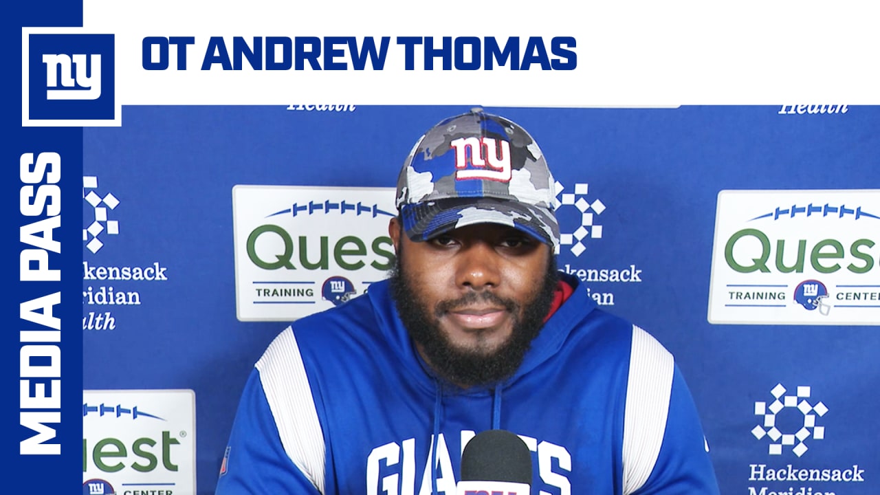 OT Andrew Thomas: 'Football starts after Thanksgiving'