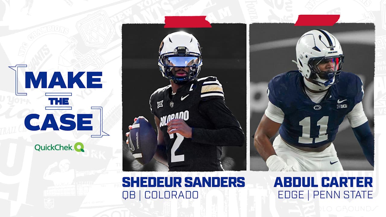 Make the Case: Shedeur Sanders vs. Abdul Carter