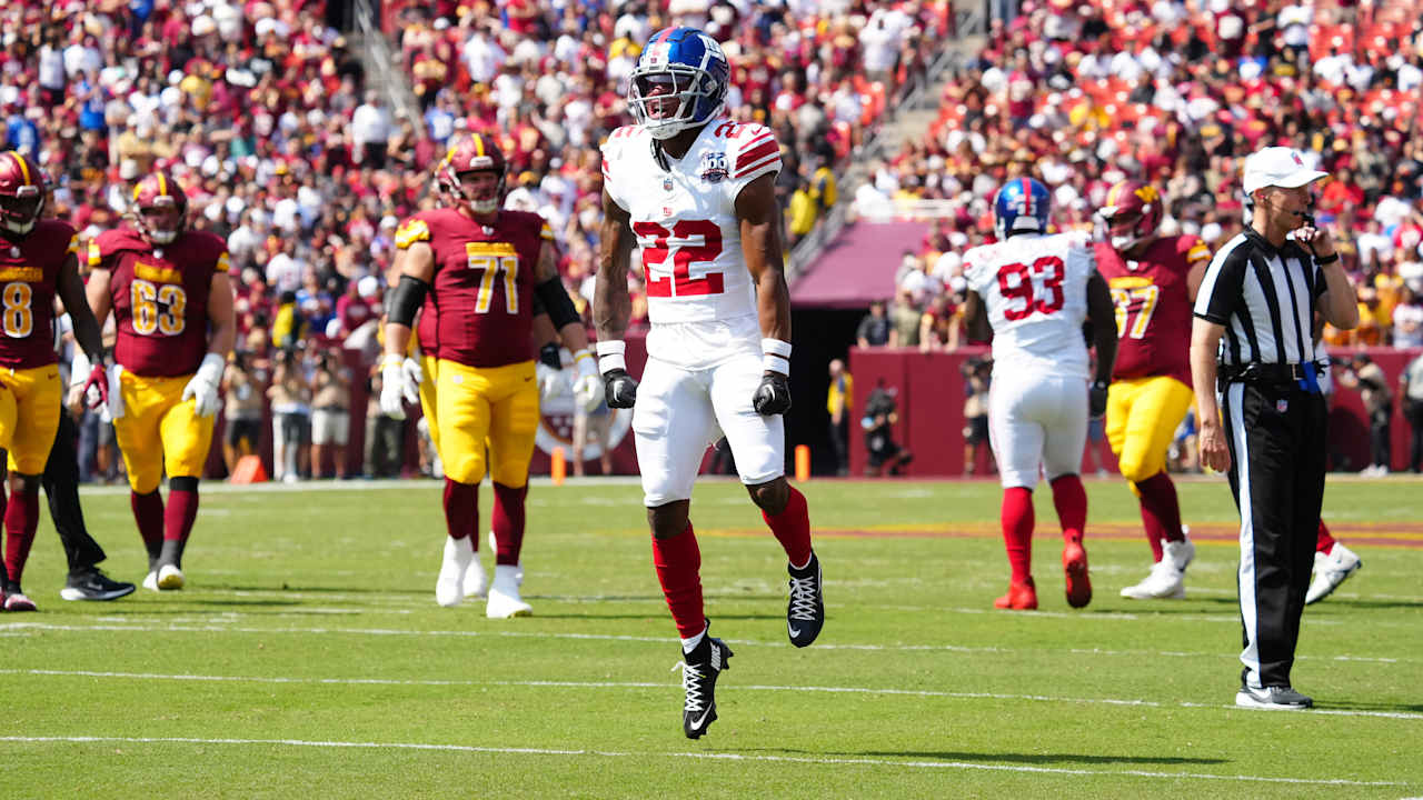 Dru Phillips sacks Jayden Daniels | Giants vs. Commanders Highlights