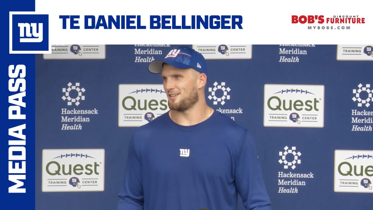 TE Daniel Bellinger on team's tight ends: 'We're taking steps every day'