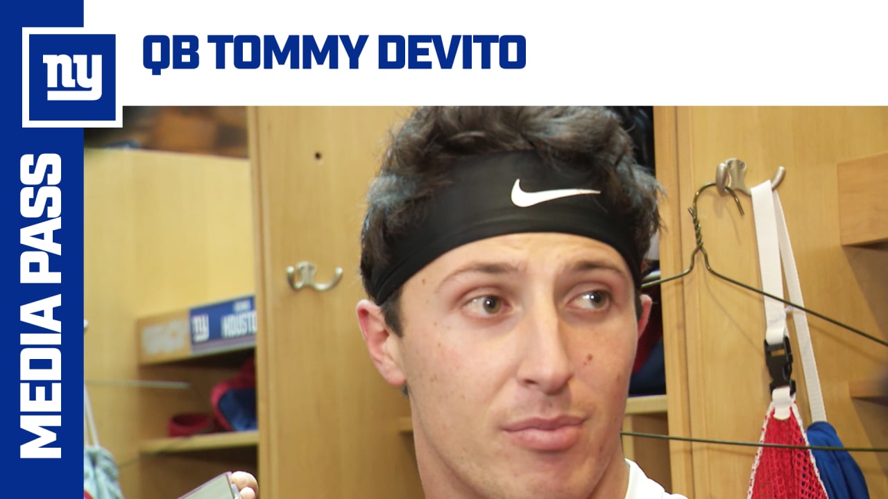 QB Tommy DeVito on making his first start at home