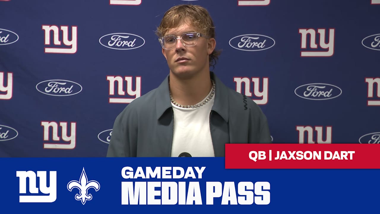 QB Jaxson Dart on first NFL road start