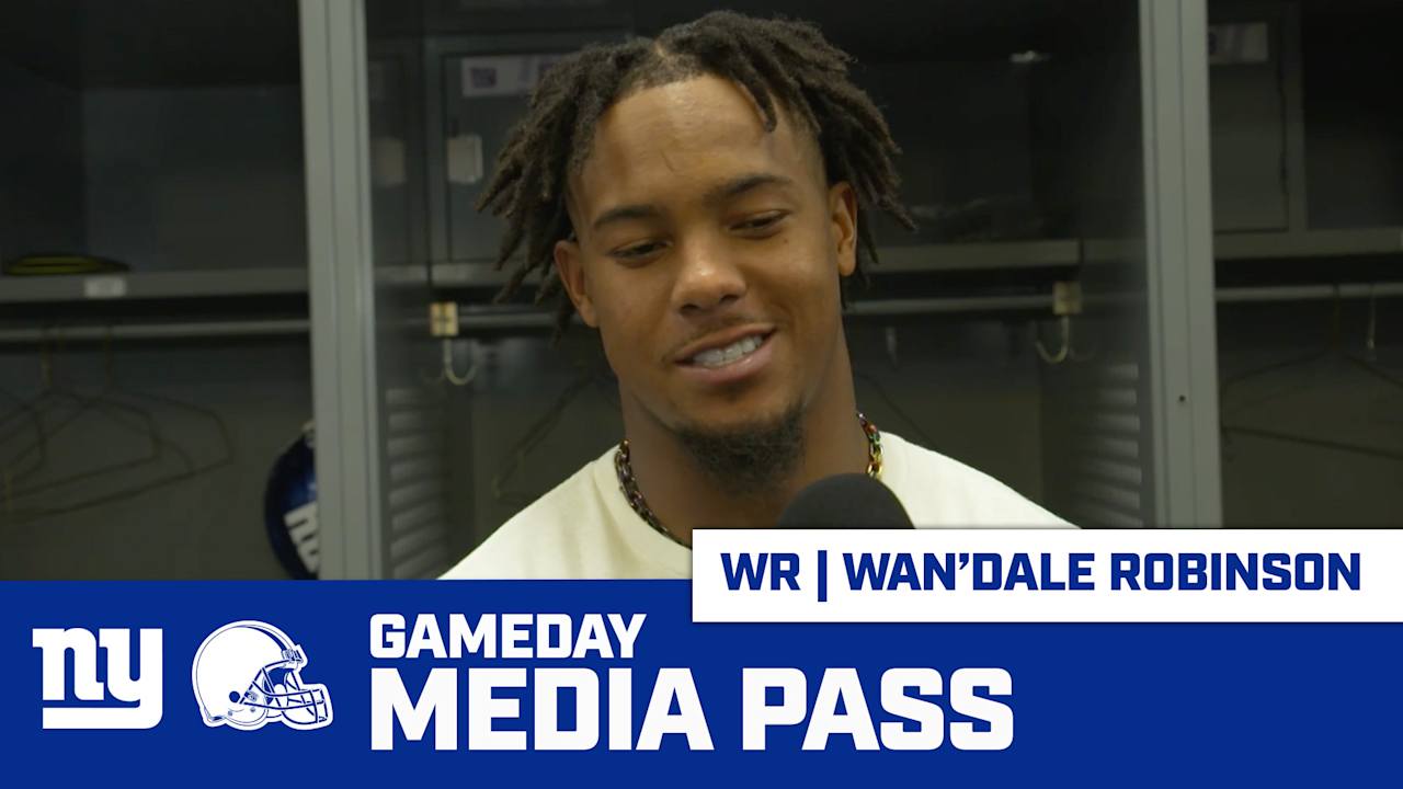 WR Wan'Dale Robinson on offense's performance vs. Browns