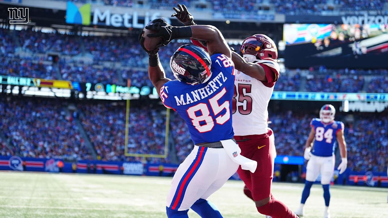Watch highlights from Giants vs. Commanders