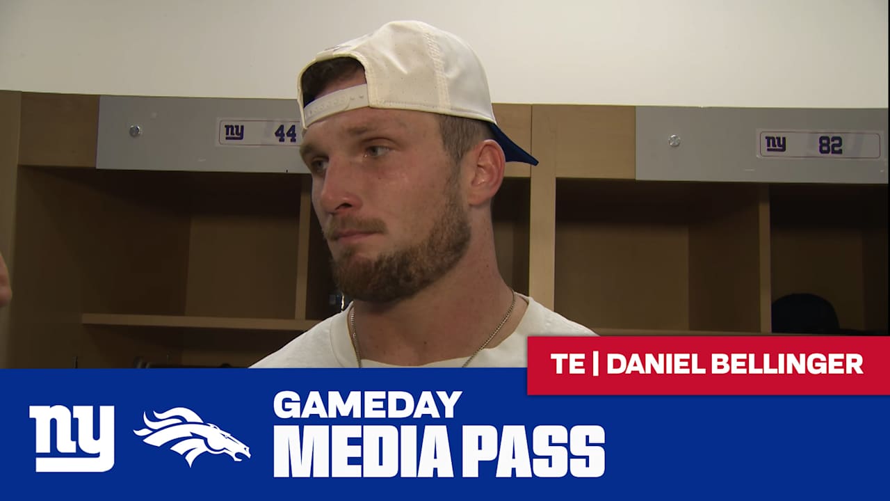 TE Daniel Bellinger: 'My mind is just on us not finishing the game'