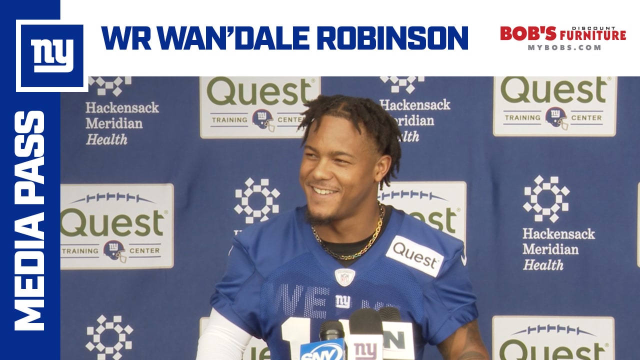 WR Wan'Dale Robinson on embracing leadership role in Year 3