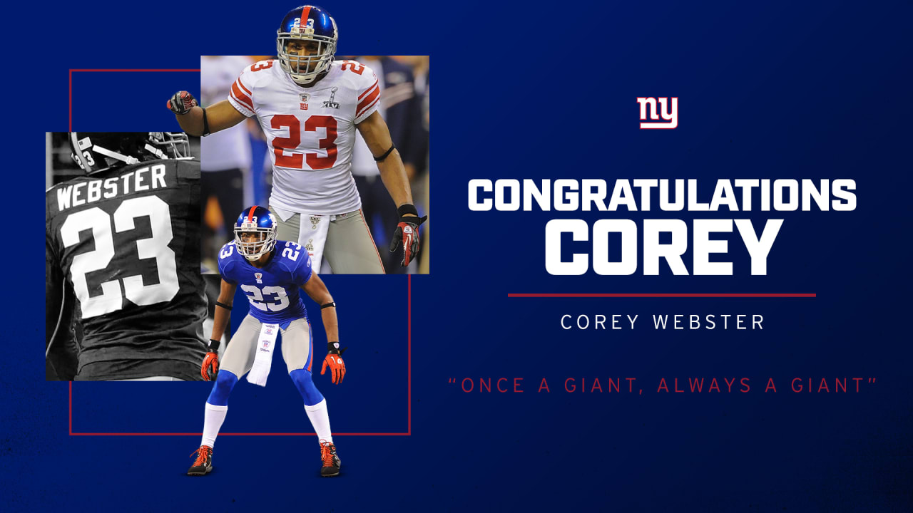 Once a Giant, Always a Giant: Corey Webster retirement speech