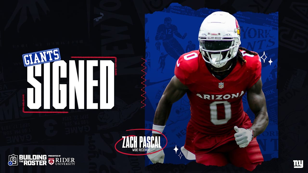 Giants sign wide receiver Zach Pascal